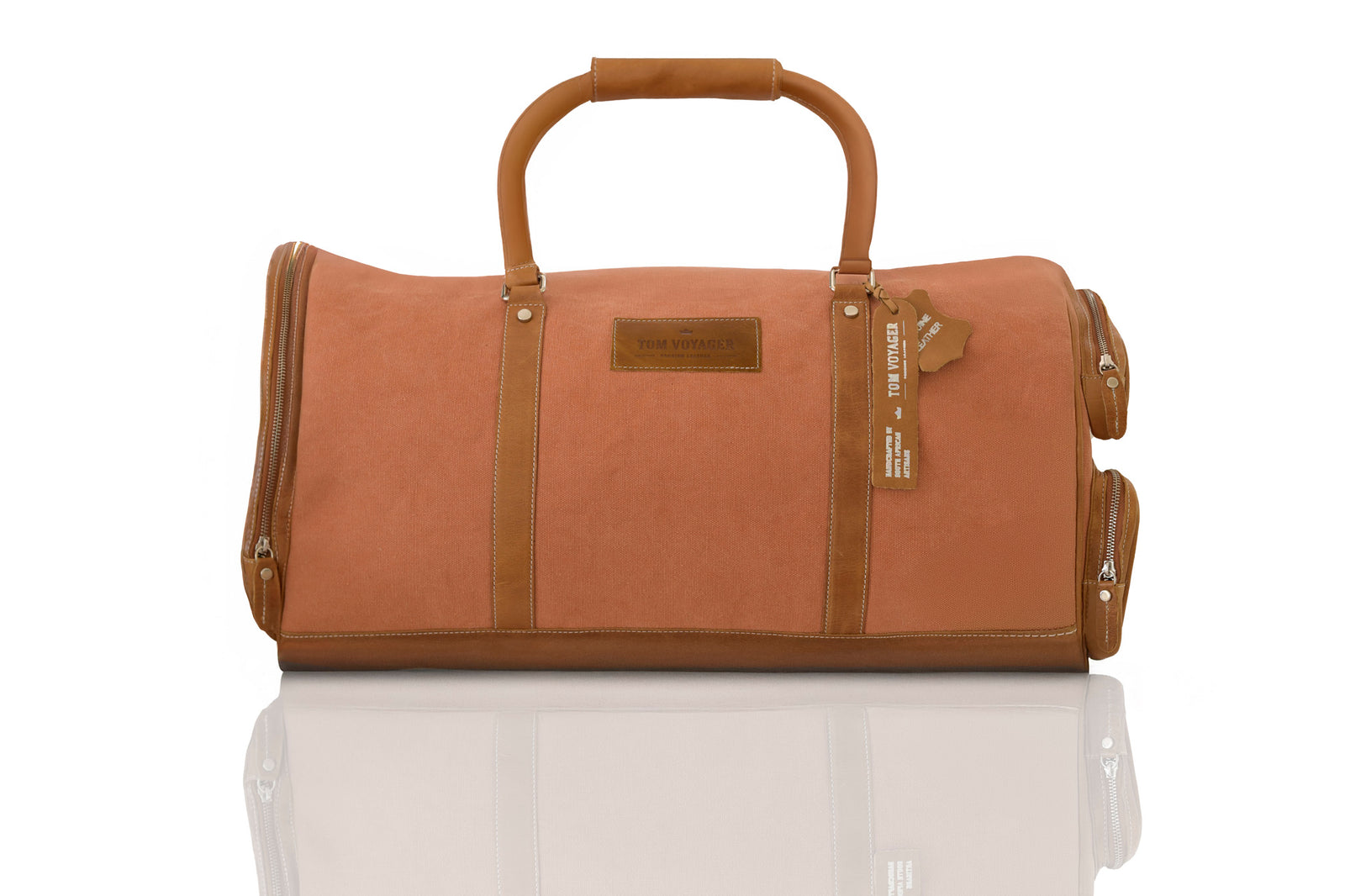 Emerson XL Canvas & Leather Duffel Bag